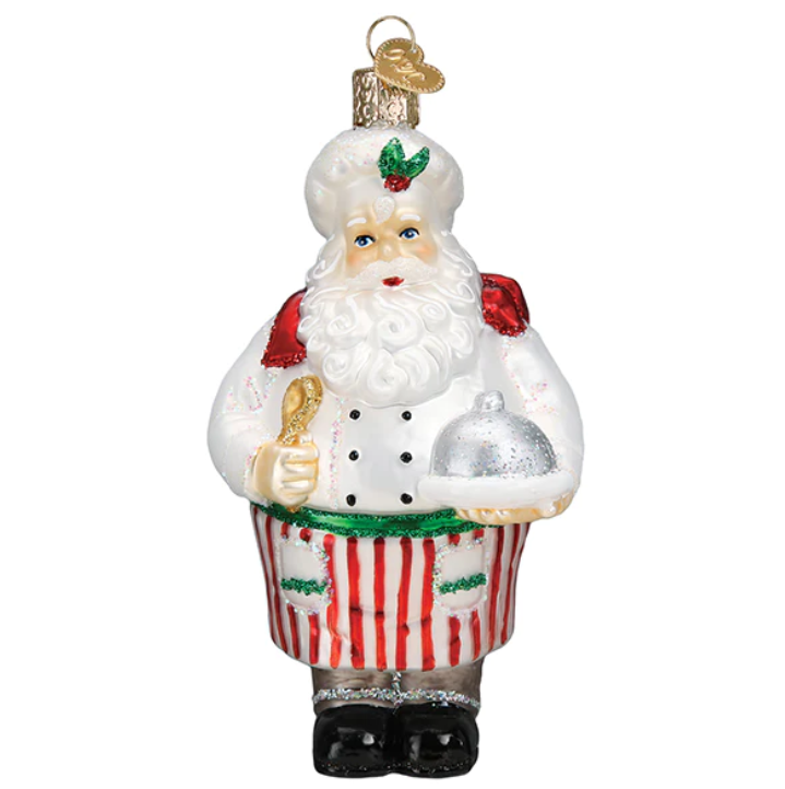 Chef Santa Ornament by Old World - Laurel Ridge Inn & Christmas Store