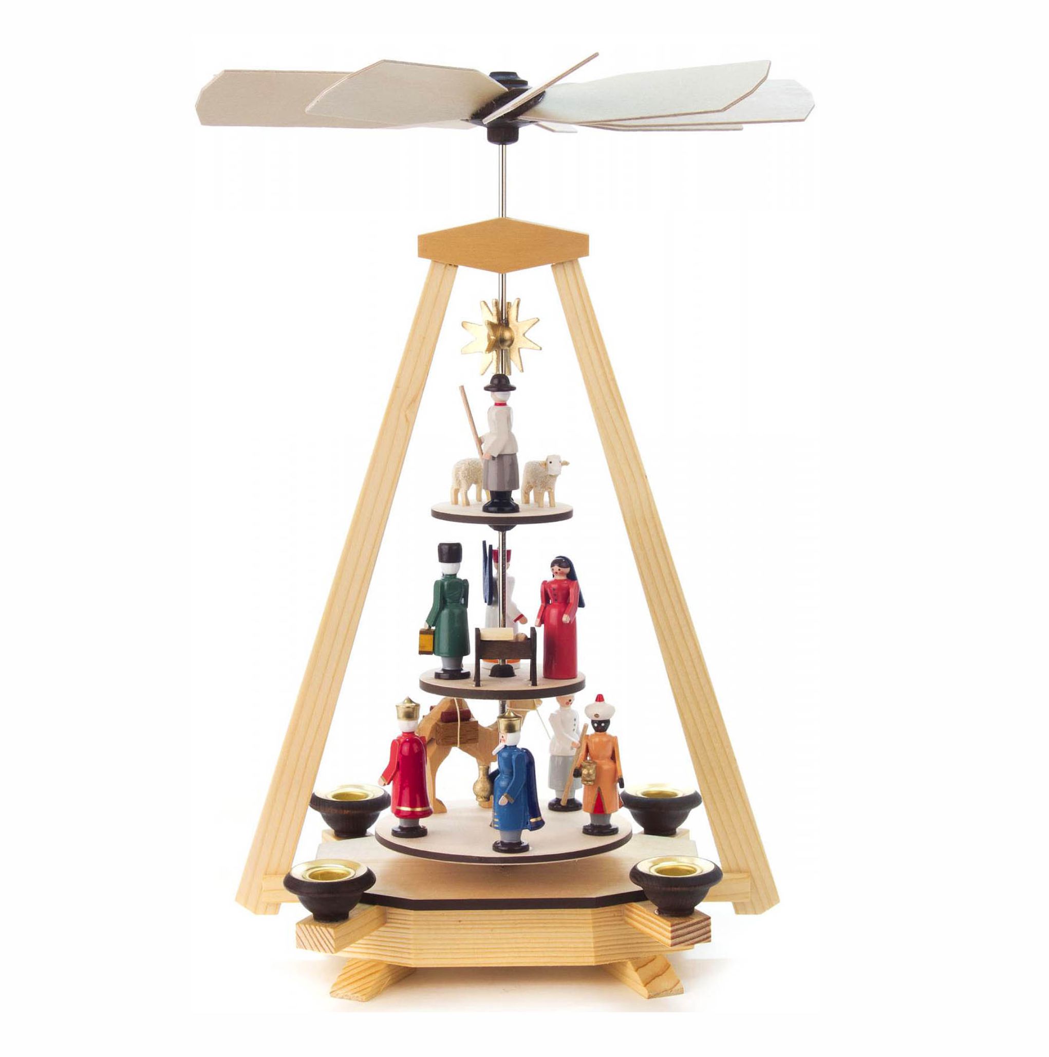Pyramid with Nativity - Laurel Ridge Inn & Christmas Store