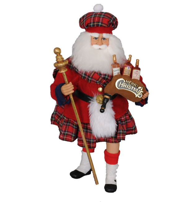 Karen Didion Scottish Santa - Laurel Ridge Antiques & Christmas & Inn