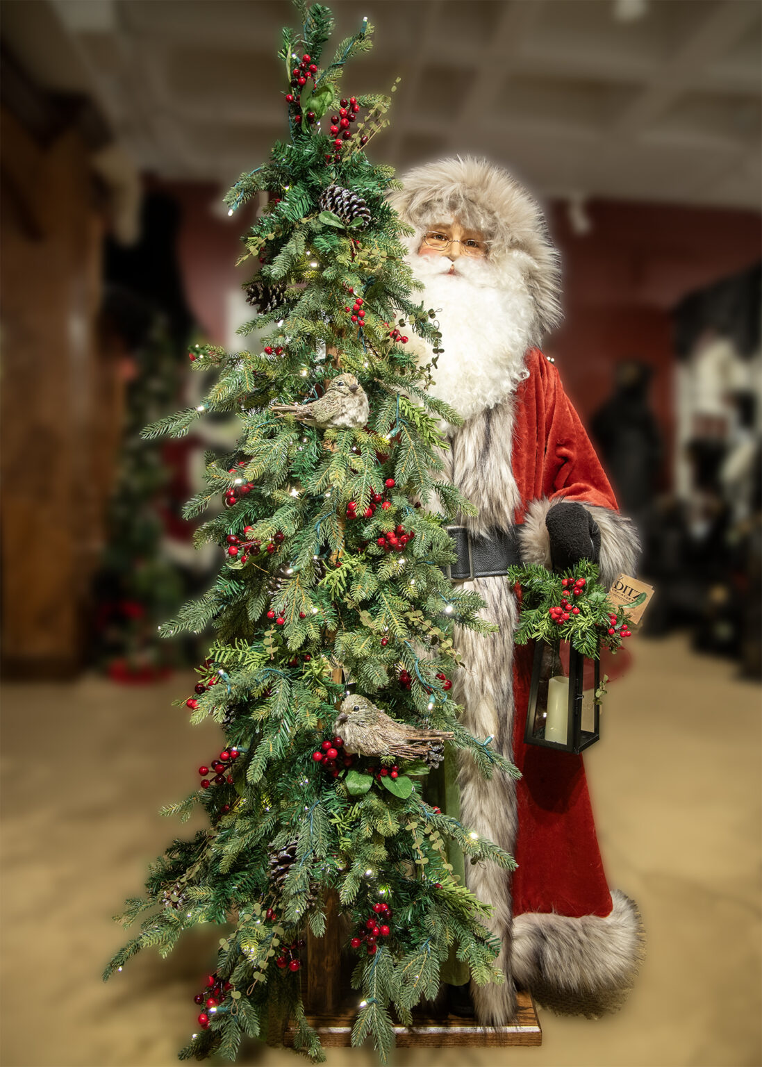 Ditz Father Christmas Tuscan 57″ - Laurel Ridge Inn & Christmas Store